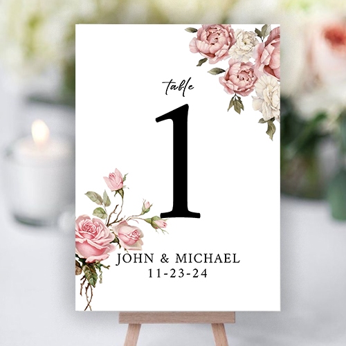 PERSONALIZED TABLE NUMBERS (FOR ANY OCCASIONS) | Shopee Philippines
