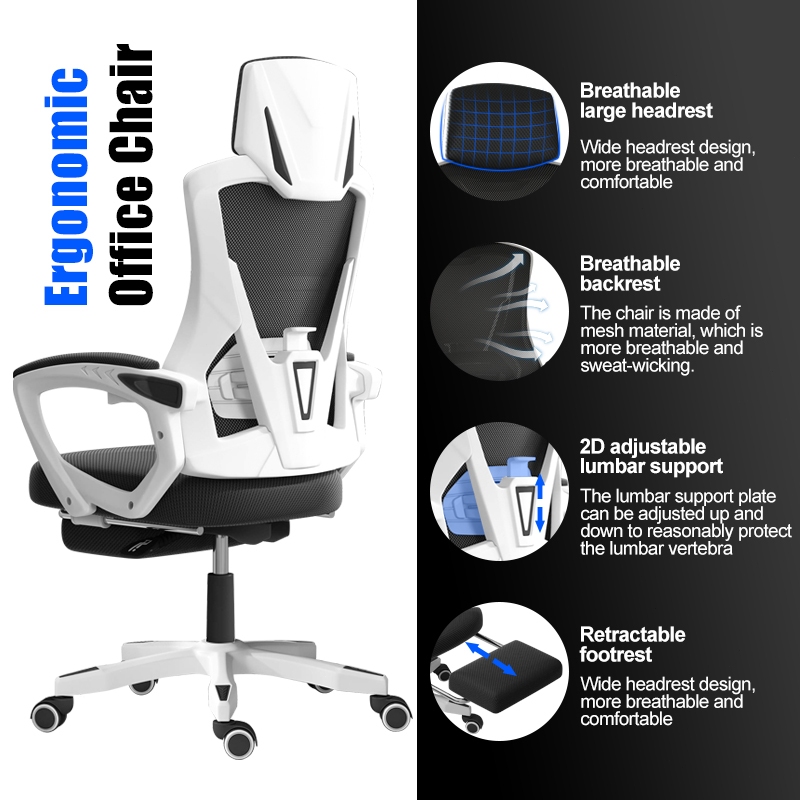 [COD] Office chair Ergonomic Chair Computer Chair Gaming Chair ...
