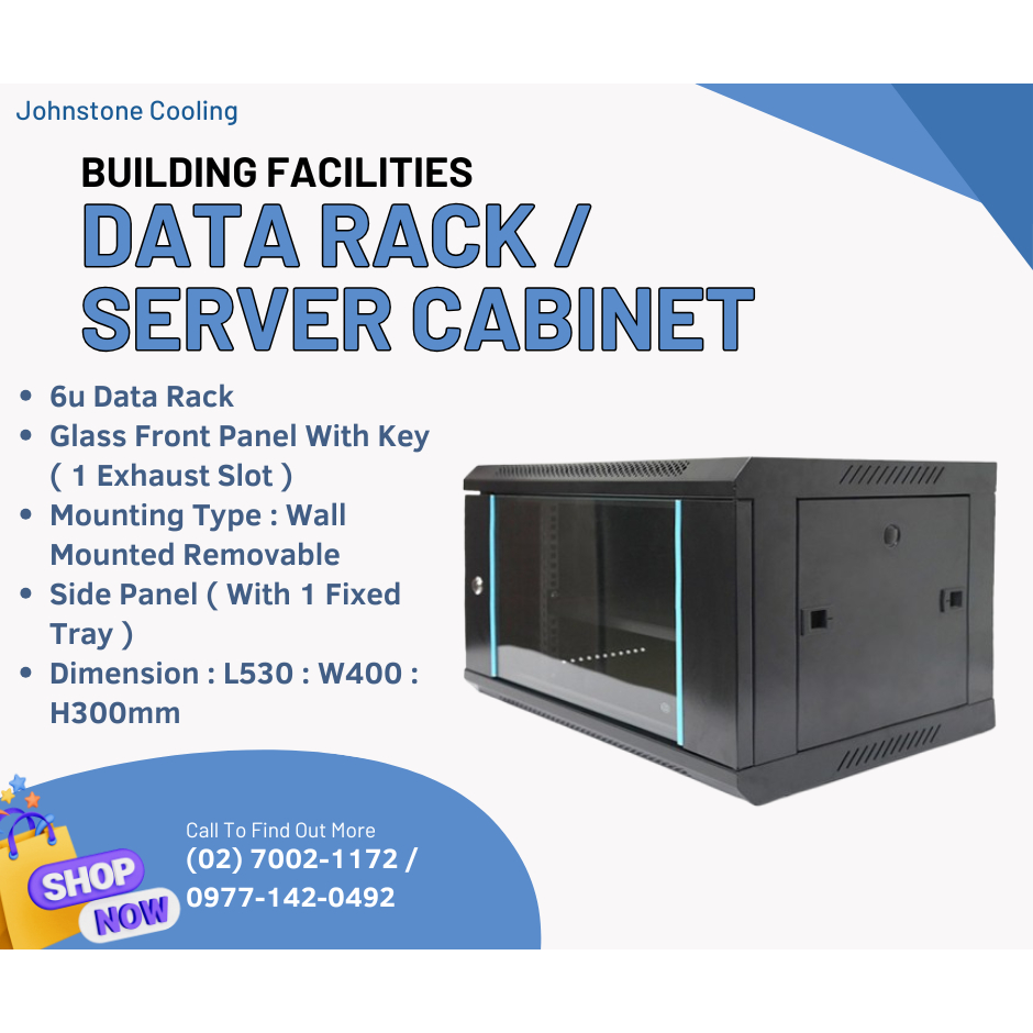 6U Data Rack Server Cabinet Network, Wallmounted Data Cabinet / Server ...