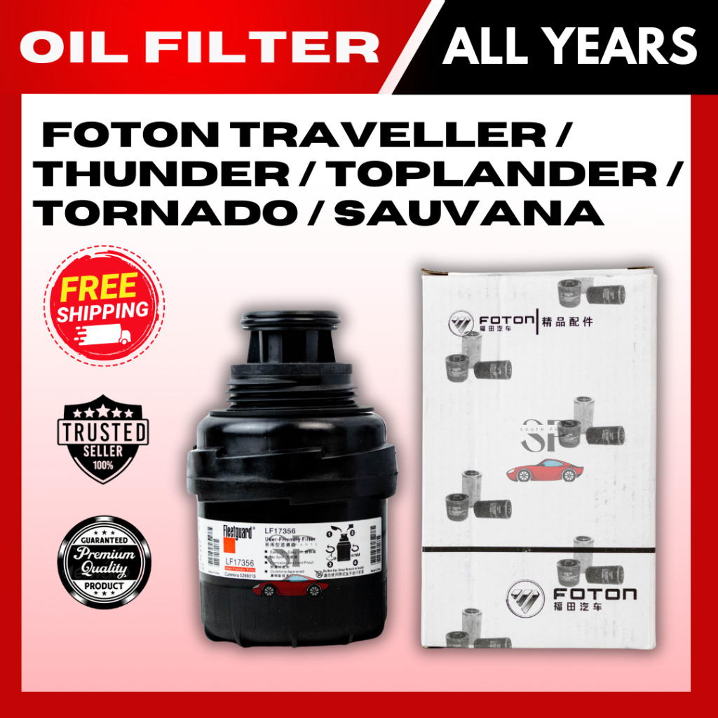 ON SALE! OIL FILTER for FOTON TRAVELLER / THUNDER / TOPLANDER / TORNADO ...