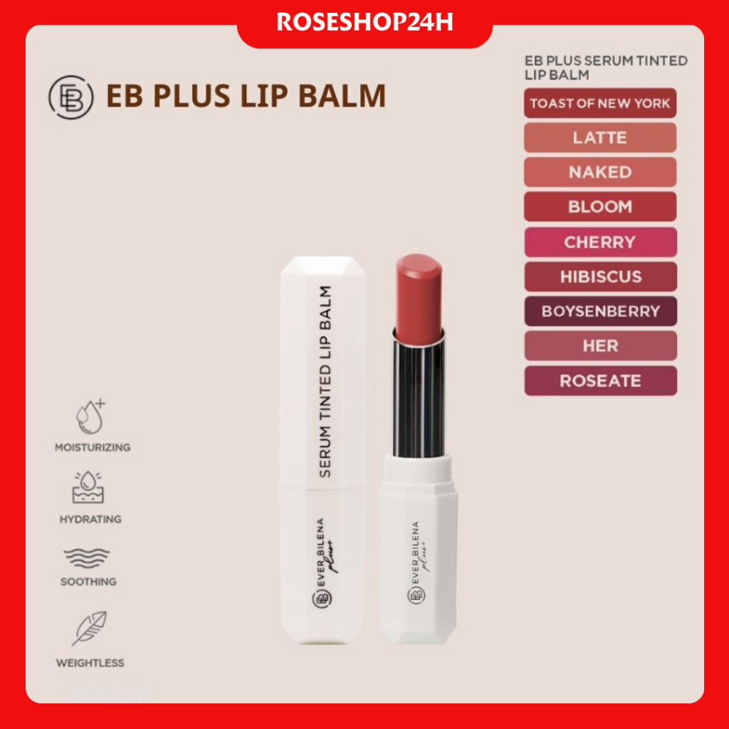 EB Plus Serum Tinted Lip Balm 3.2g Ever Bilena | Shopee Philippines