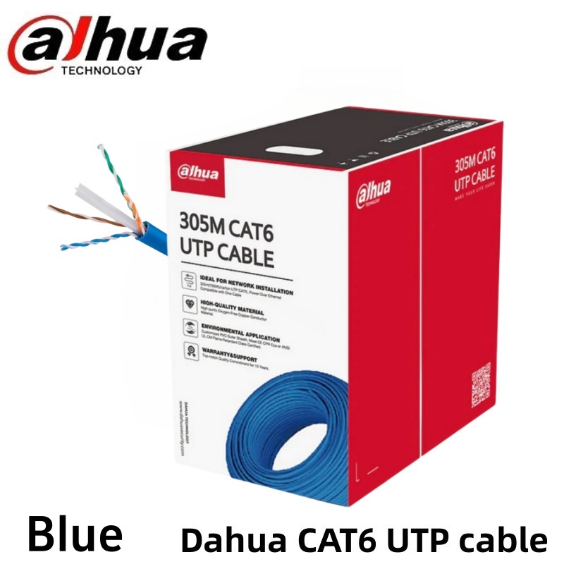Dahua UTP CAT6 CAT5E cable 305M High-purity oxygen-free copper ...