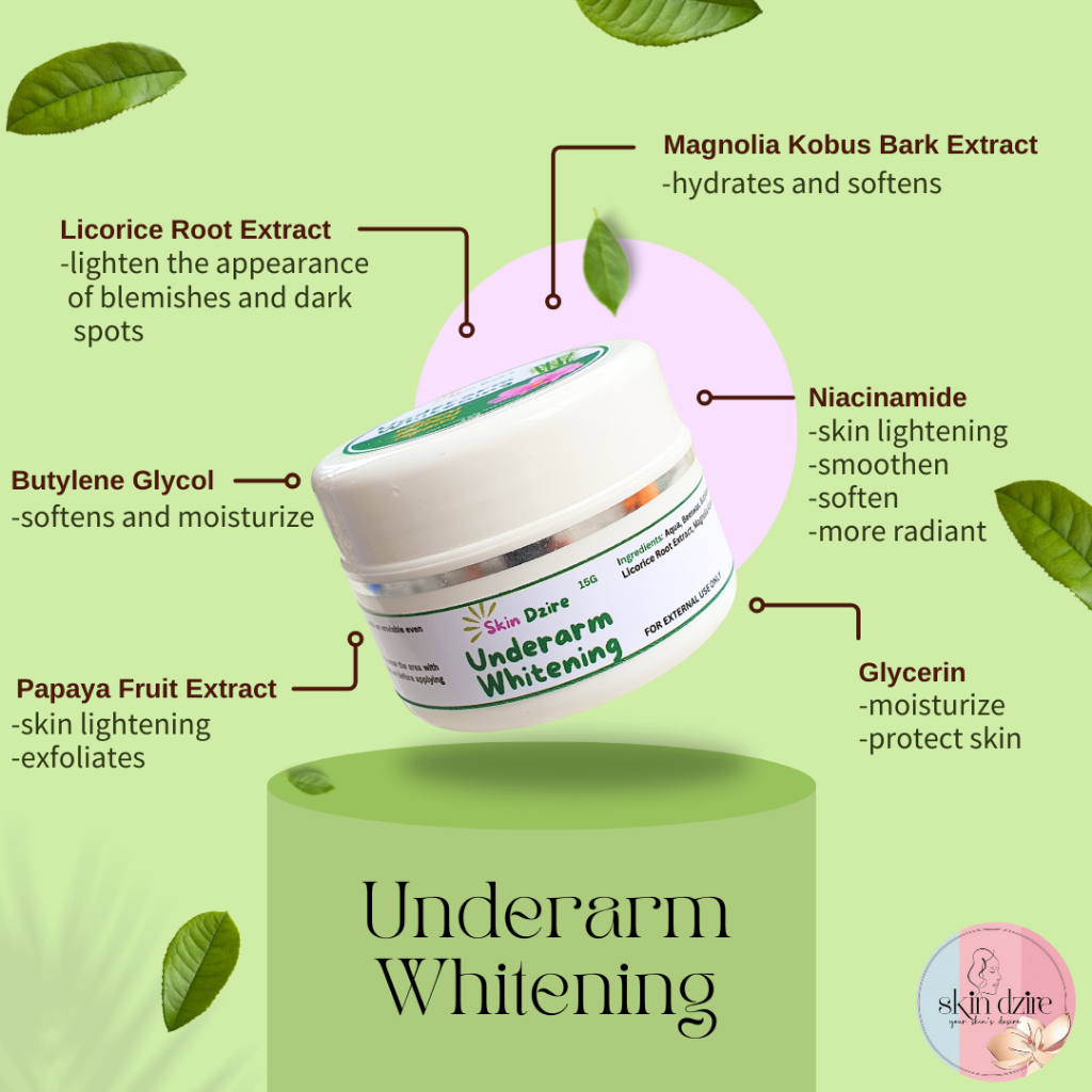 Underarm Whitening cream 15g (whitens & softens) | Shopee Philippines