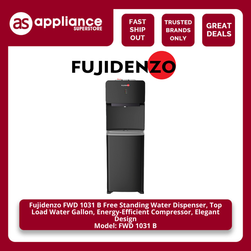 Fujidenzo FWD 1031 B Free Standing Water Dispenser, Top Load Water ...