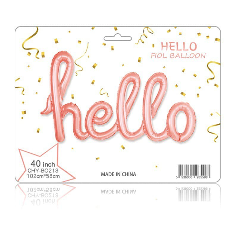 16" hello cursive mylar balloon new year | Shopee Philippines