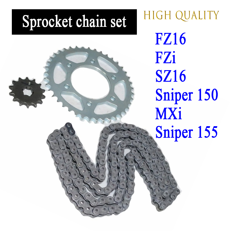 Sprocket chain set For Yamaha FZ16 Sniper 150/155 Heavy Duty Chain Set ...