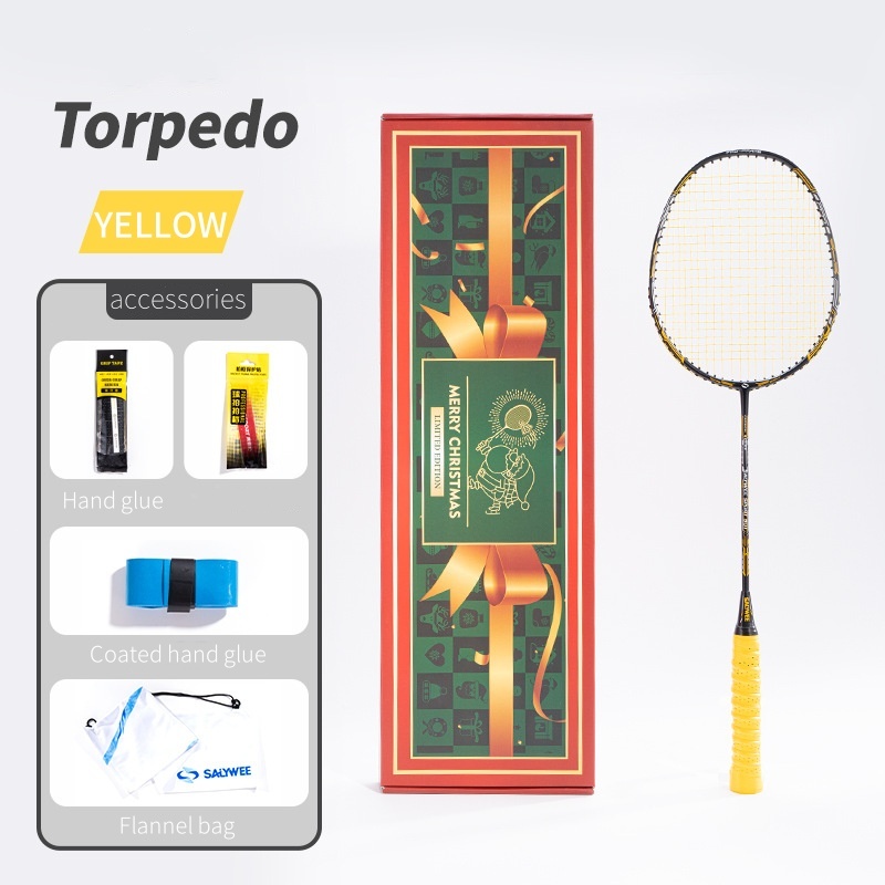 Badminton Racket for Adult/Beginner 4U G5 26lbs Professional Training ...