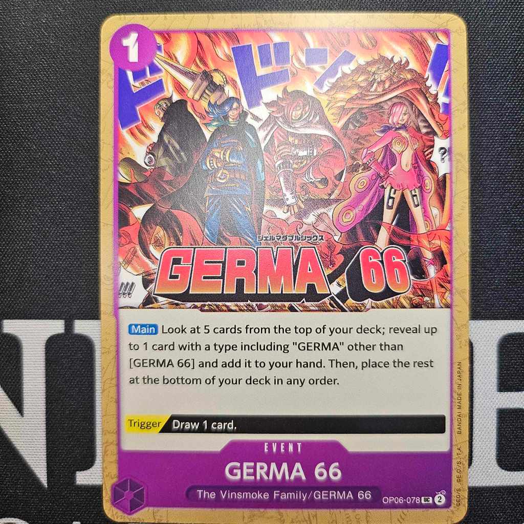 One Piece TCG [ENGLISH] OP06-078 UC Germa 66 [ENGLISH VERSION] | Shopee ...