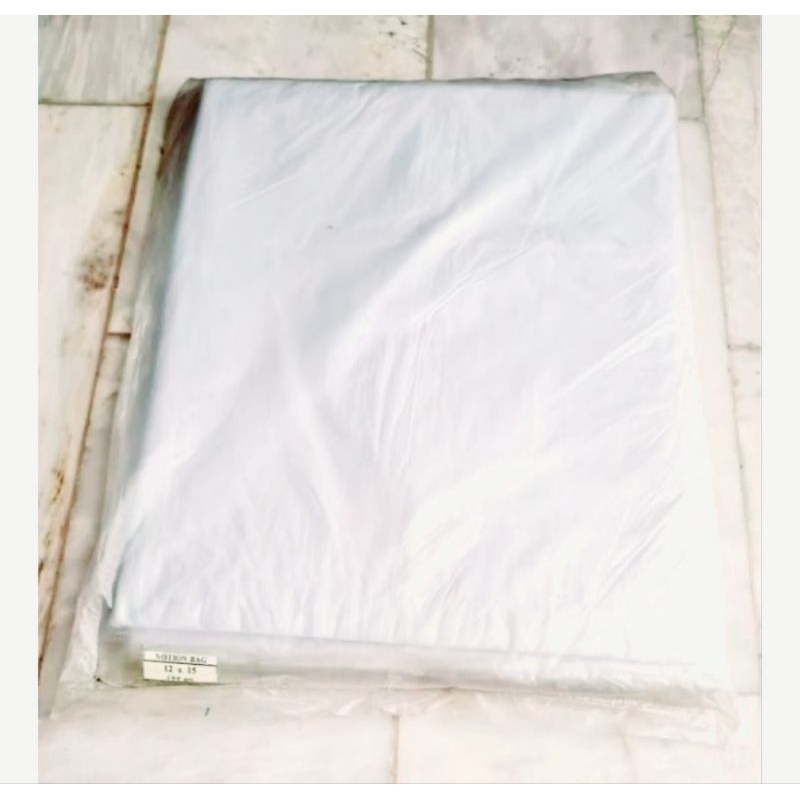 Notion White Plastic Bag 12"x15" per Pack (500's) | Shopee Philippines