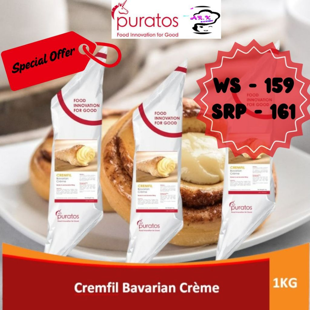 Puratos Bavarian Filling 1kg | Shopee Philippines
