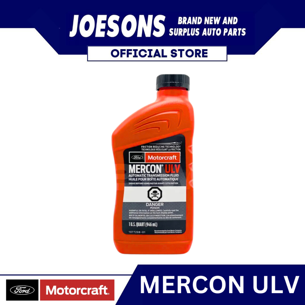 MERCON ULV MOTORCRAFT 1 U.S. QUART (946ML) | Shopee Philippines
