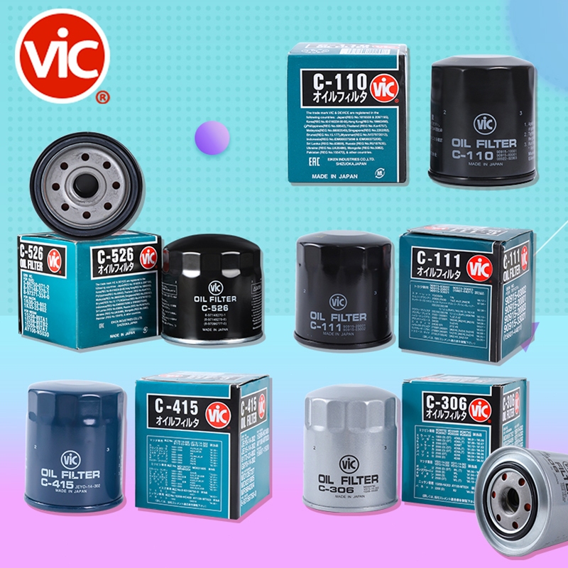 Japan VIC Oil Filter C-110 C-111 C-415 C-306 C-526 For Toyota ...