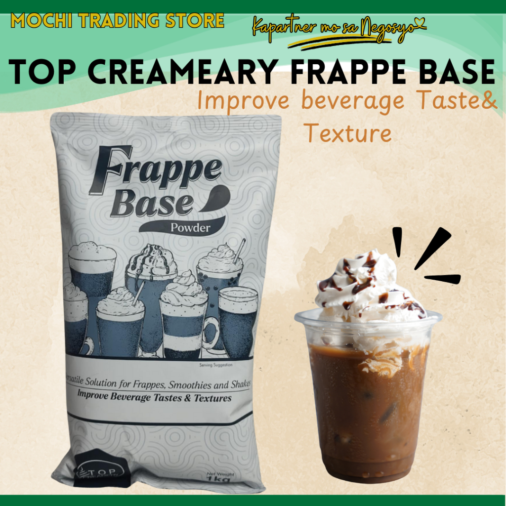 Top Creamery Frappe Base Mixed powder 1kg | Shopee Philippines