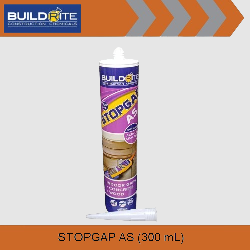 BUILDRITE STOPGAP AS (300 mL) Paintable Acrylic Sealant | Shopee ...