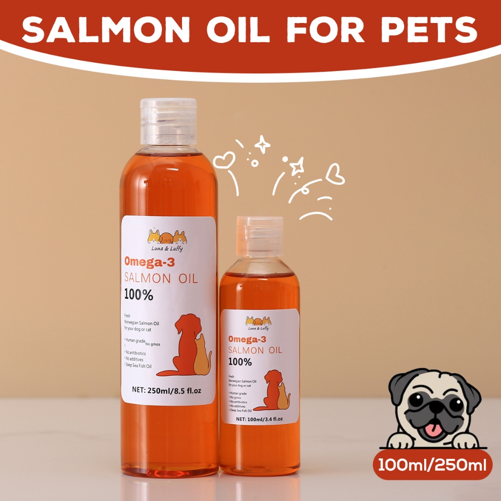 VCO organic extra virgin coconut oil for Pets Salmon oil (rich in Omega ...