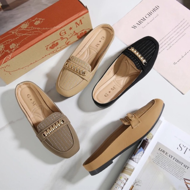 WOMEN KOREAN HALF FLAT DOLL SHOES Korea flat shoes add isa size ...