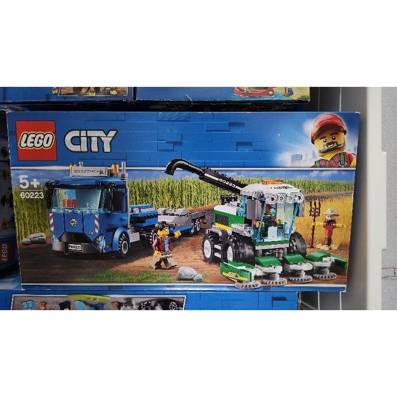 Lego City 60223 Harvester Transport Used Disassembled Complete | Shopee ...