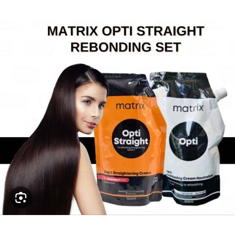 Matrix Opti-Straight 500ml rebonding set new Packaging na ho | Shopee ...