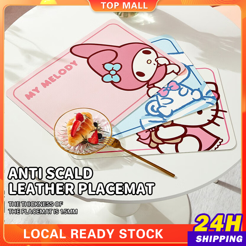 Insulated Placemats For Dining Table Non Slip Mat Sanrio Melody ...