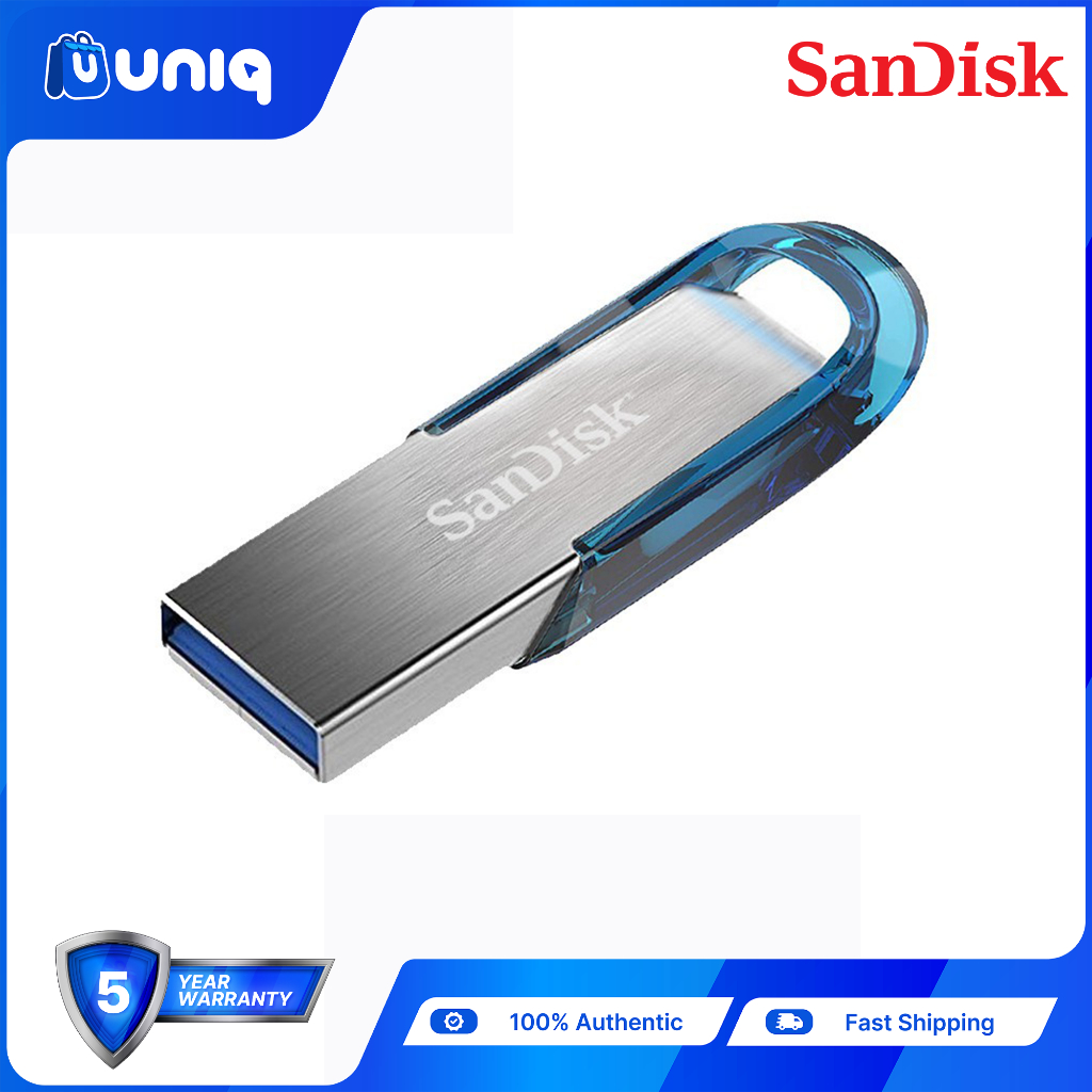 SanDisk Ultra Flair Blue Flash Drive USB 3.0 32GB Sdcz73-032G-G46 ...