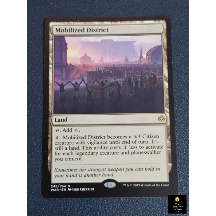Magic the Gathering - MTG Card Game - Mobilized District - WAR [LAND ...