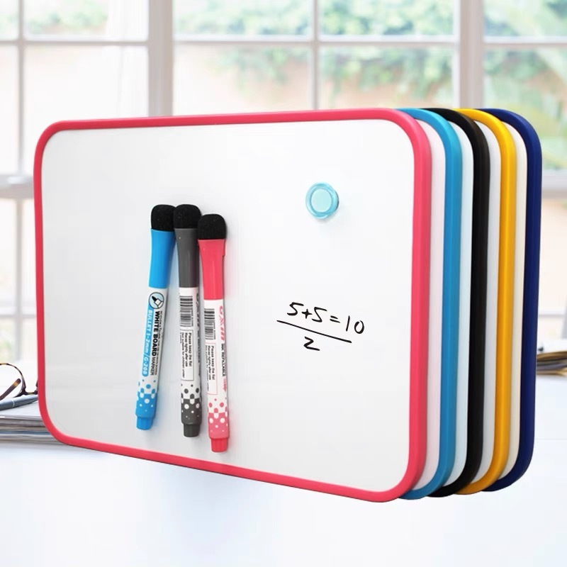 Mini Children's double-sided whiteboard office desk small whiteboard ...