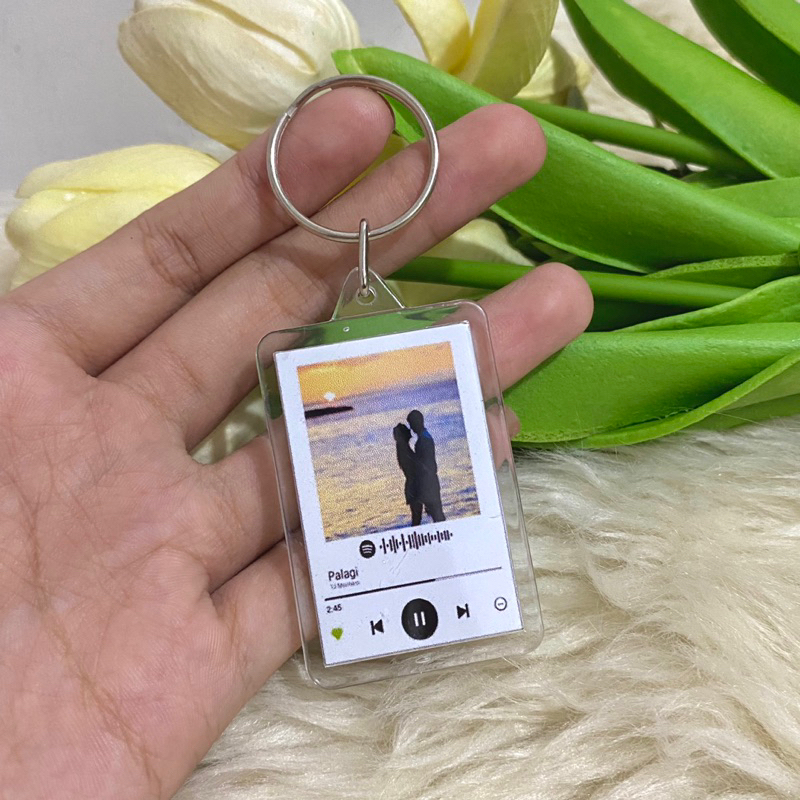 Customized/Personalized Scannable Spotify Keychain (back to back ...
