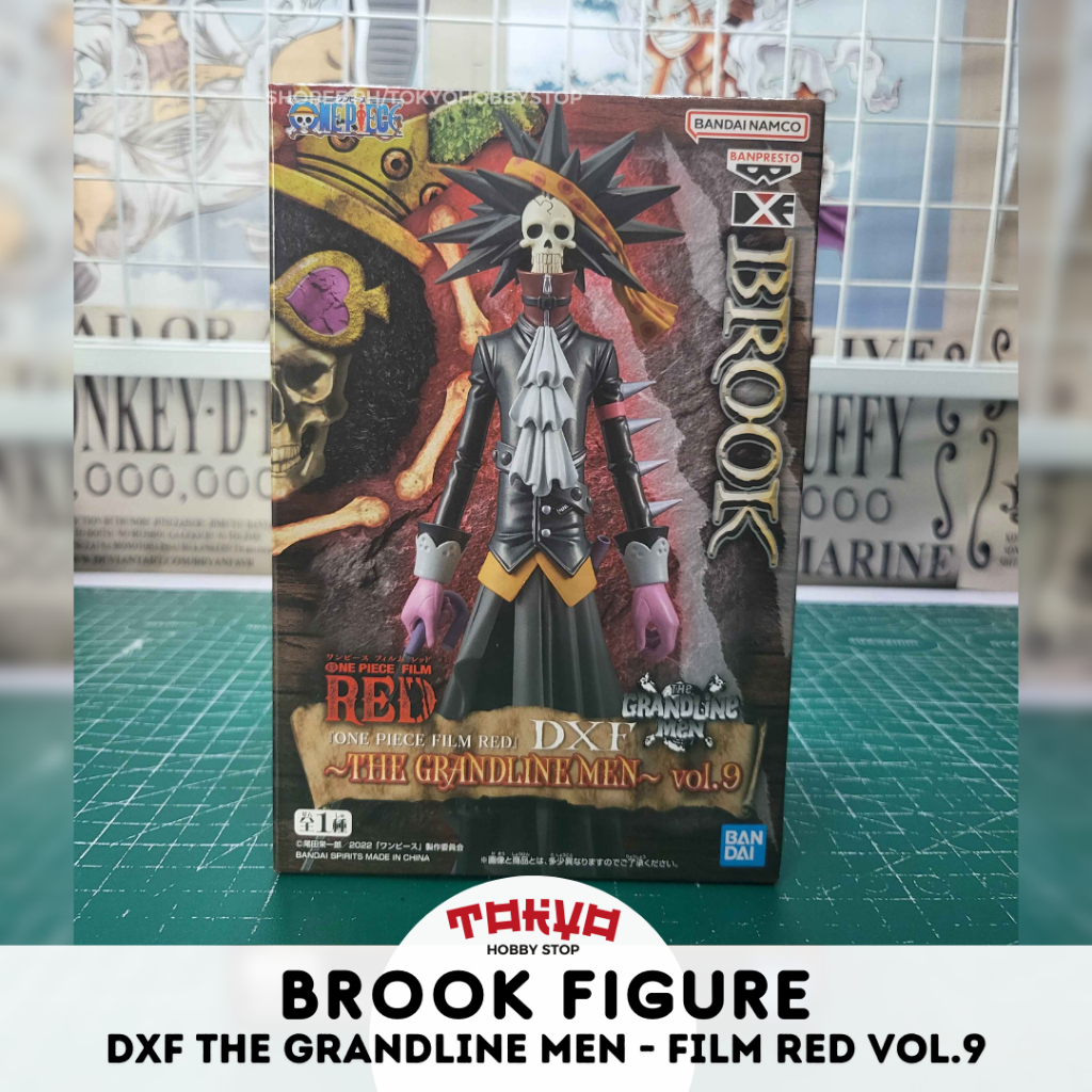 One Piece Figure DXF The Grandline Men - Brook - Film Red vol.9 ...