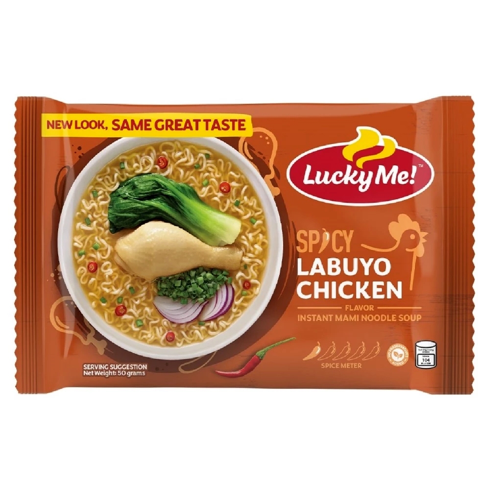 NSP 12 Lucky Me! Instant Mami Spicy Labuyo Chicken 50g | Shopee Philippines