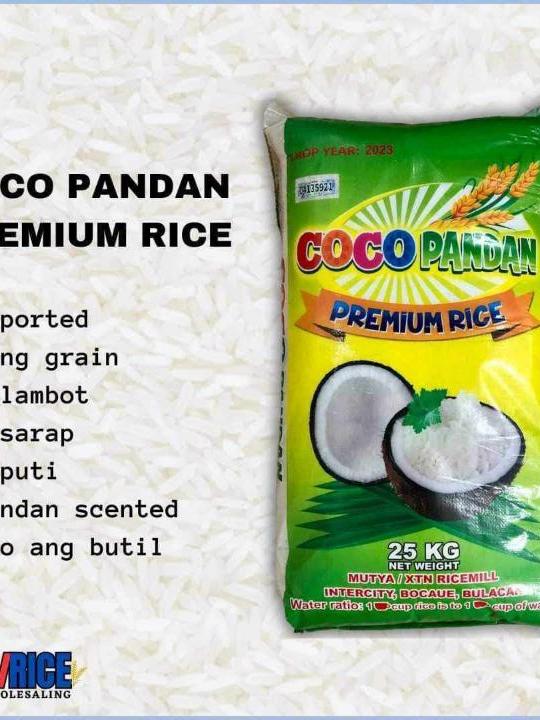 5 kg Coco Pandan Rice Imported 100% (Repacked in white sacks )- Perfect ...