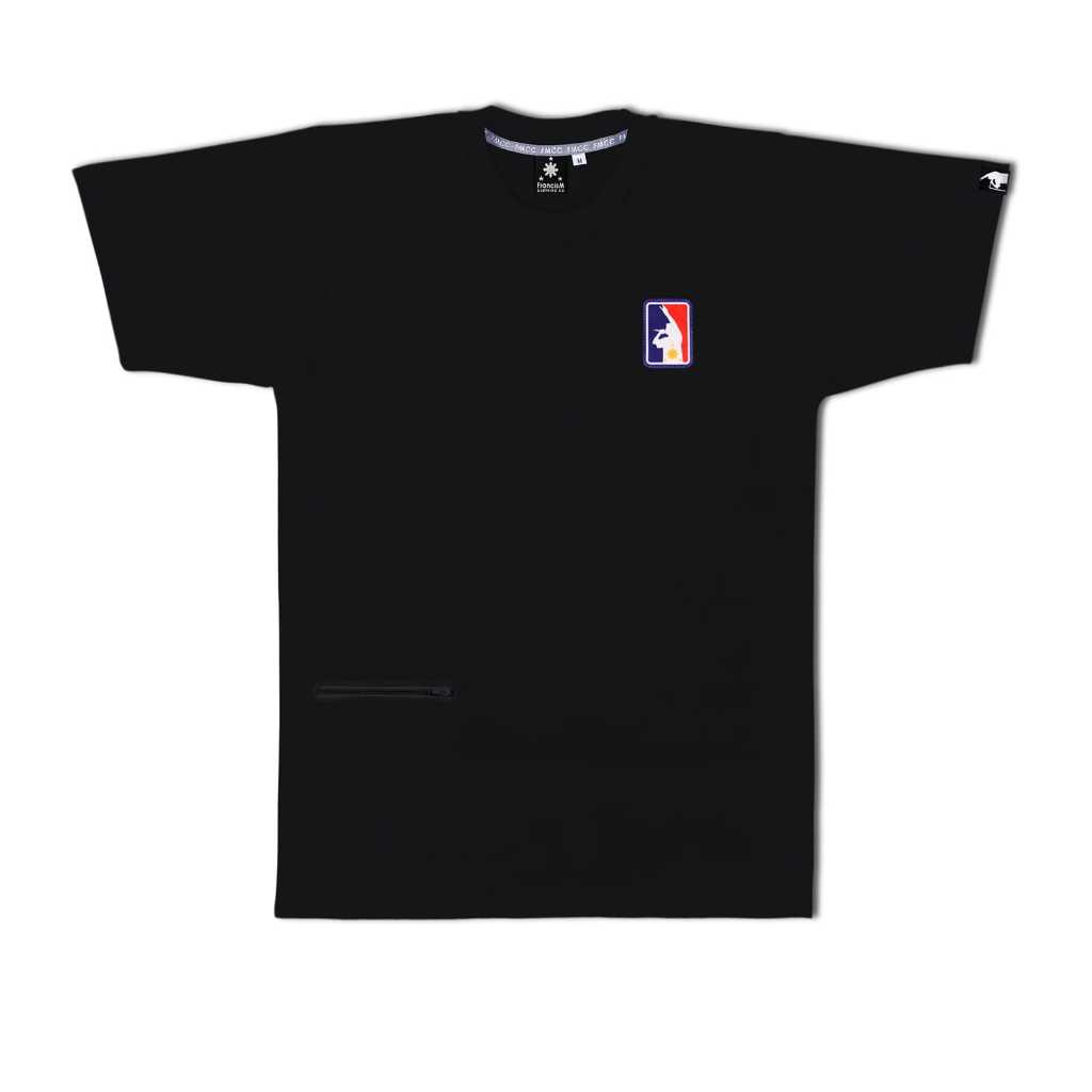 FrancisM Mens Mic Flag Patch Shirt Black | Shopee Philippines