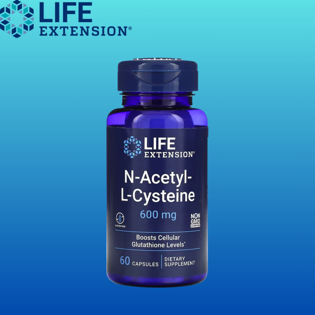 Life Extension, N-Acetyl-L-Cysteine, 600 mg, 60 Capsules | Shopee Philippines