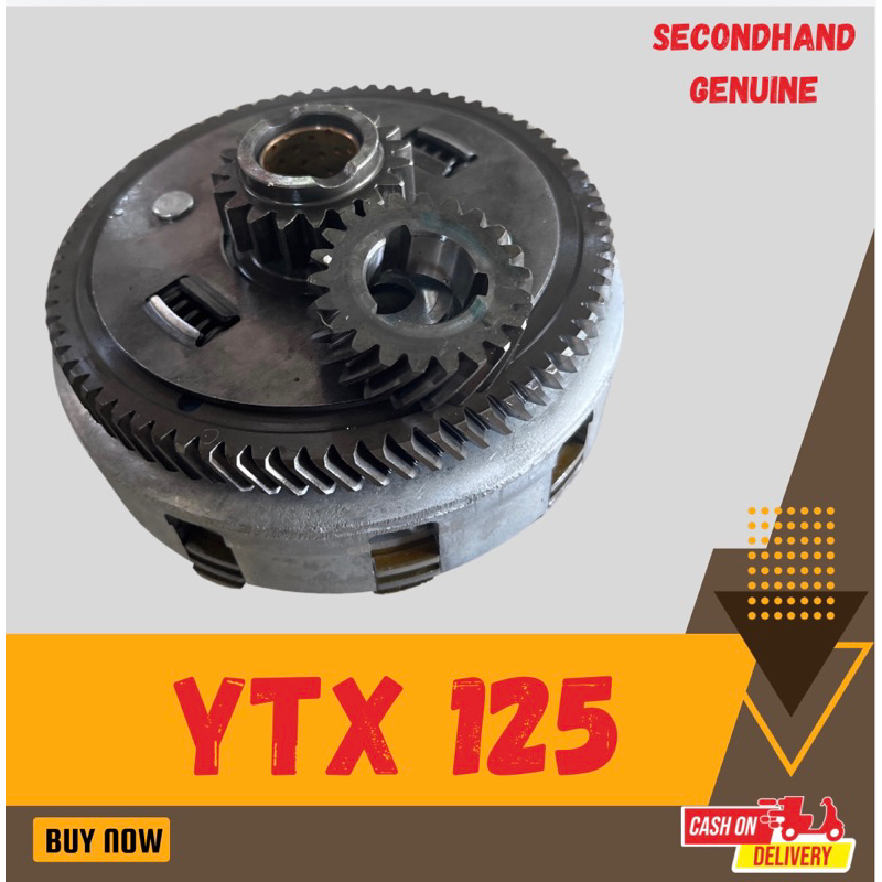 Yamaha YTX 125 Clutch Housing Set Secondhand Genuine | Shopee Philippines