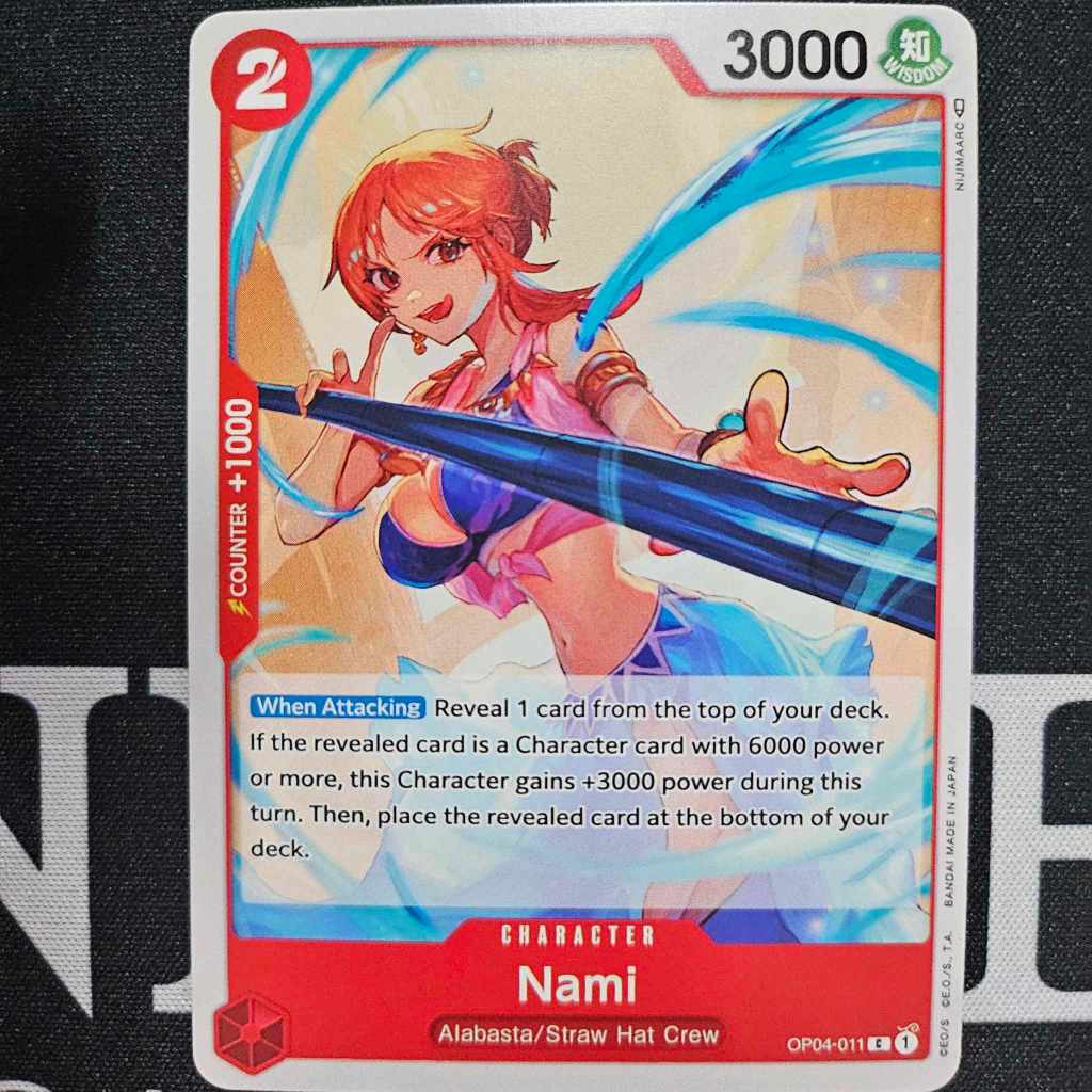 One Piece TCG [ENGLISH] OP04-011 C Nami [ENGLISH VERSION] | Shopee Philippines