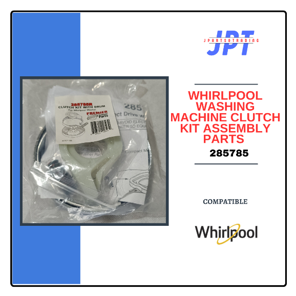 Whirlpool Washing Machine Clutch Kit Assembly Parts 285785 | Shopee ...