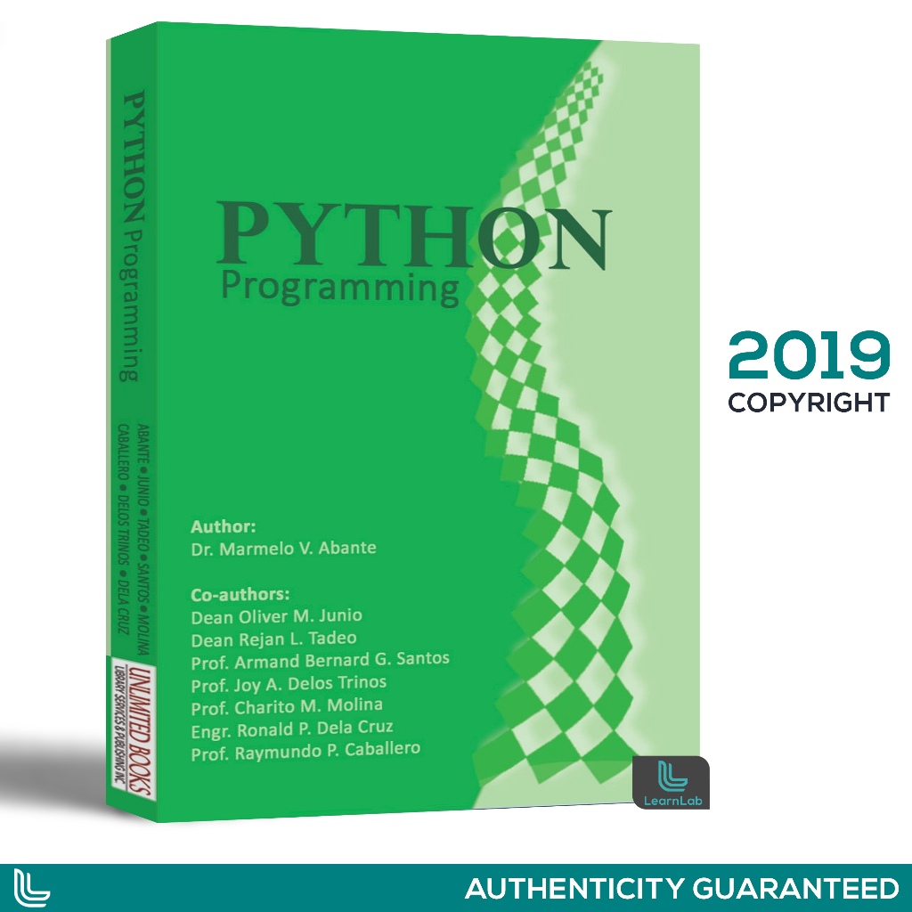 Python Programming © 2019 - Junio | Tadeo | Santos | Trinos | Molina ...