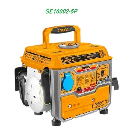 Ingco Gasoline Generator 0.9kW 2-Stroke Portable Gas Powered Recoil ...