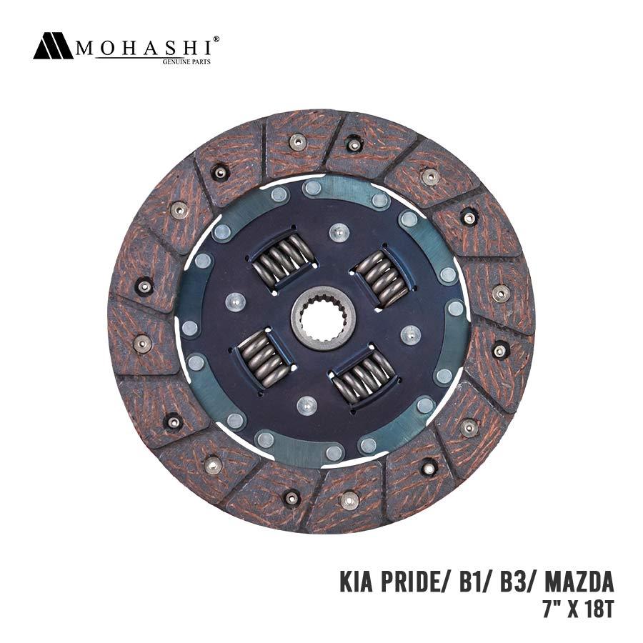 KIA PRIDE/ B1/ B3/ MAZDA 7" X 18T MOHASHI CLUTCH DISC | Shopee Philippines
