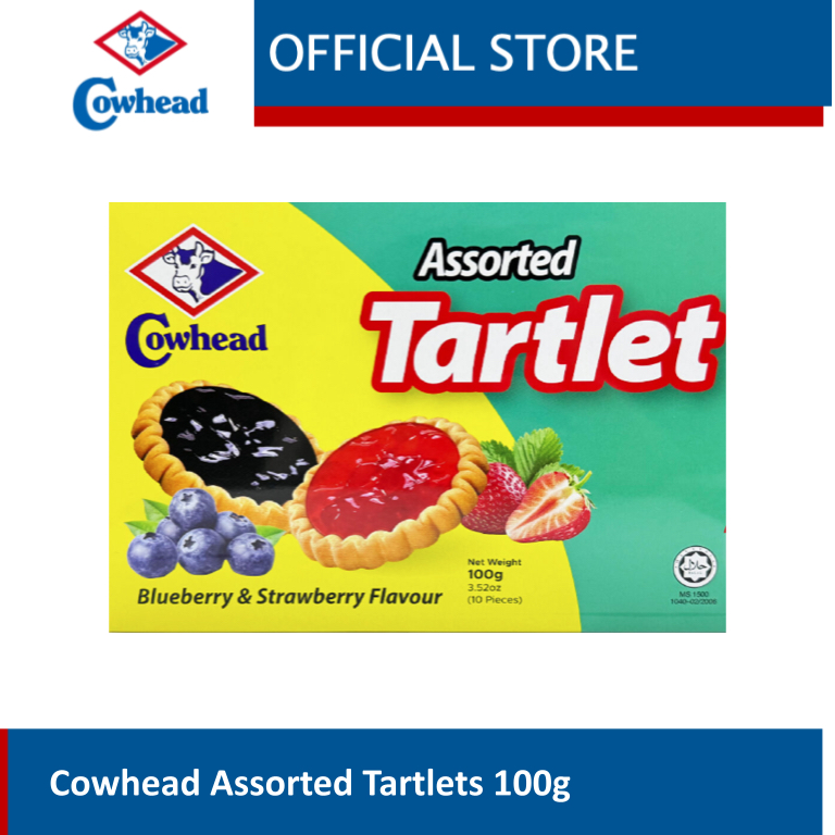 Cowhead Assorted Tartlet 100g - Strawberry and Blueberry Flavor ...