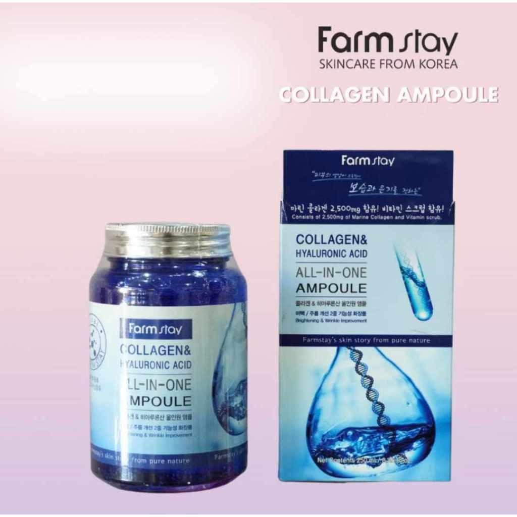 [Farm Stay] Collagen & Hyaluronic Acid All-In-One Ampoule 250ml ...
