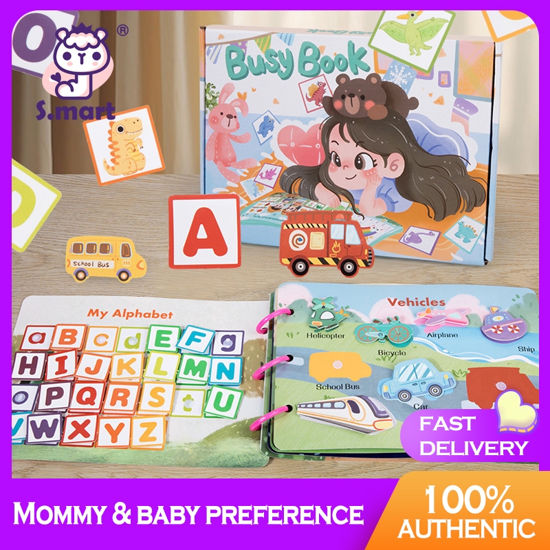【S.mart】My Preschool busy book Montessori classic early educational ...