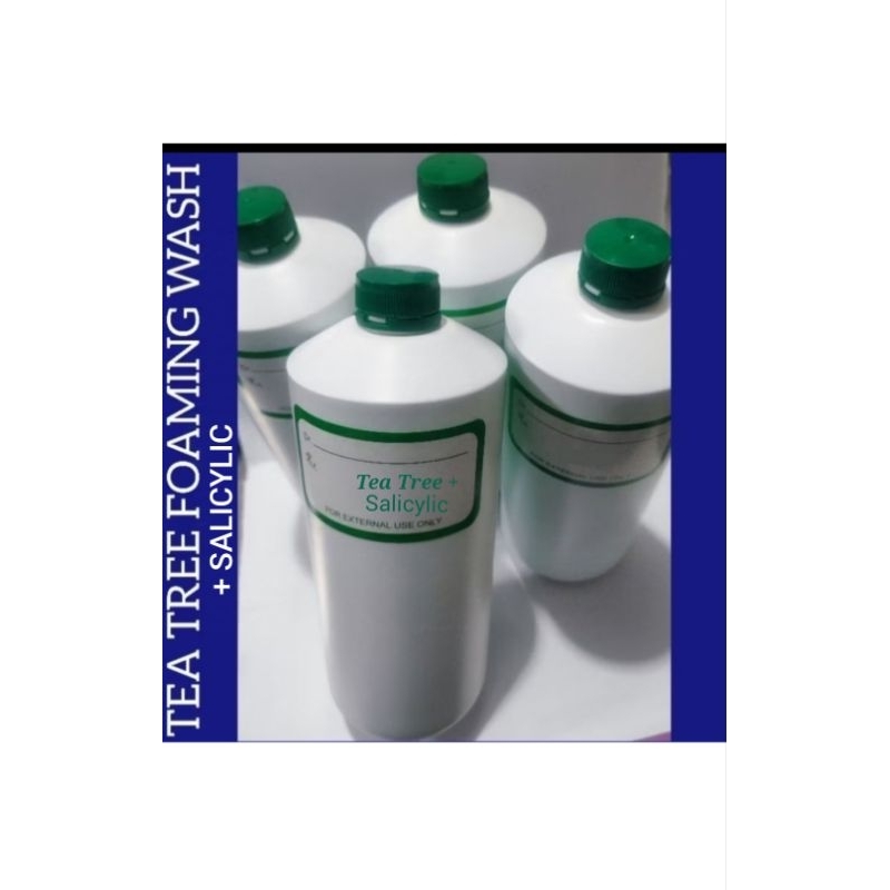 Tea Tree + Salicylic Face & Body Wash/Daily Oil Control & Pore-Clearing ...