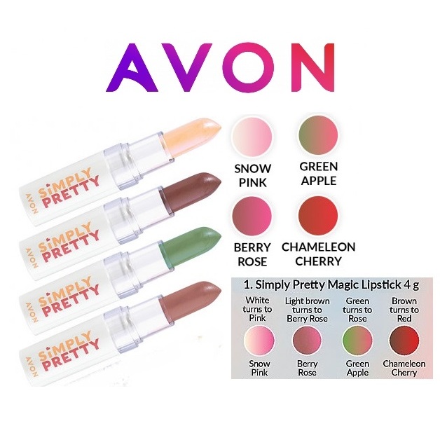 AVON Simply Pretty Magic Lipstick 4g | Shopee Philippines