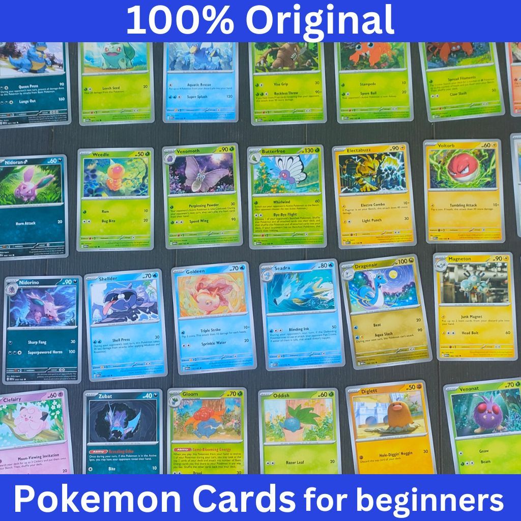 Pokemon 151 normal cards (Pokedex 1-50) Scarlet and Violet set | Shopee ...