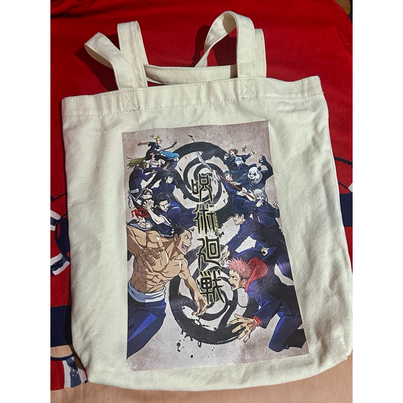 Jujutsu Kaisen Tote bag Art New Japan Anime SATORU GOJO yuta yuji ...