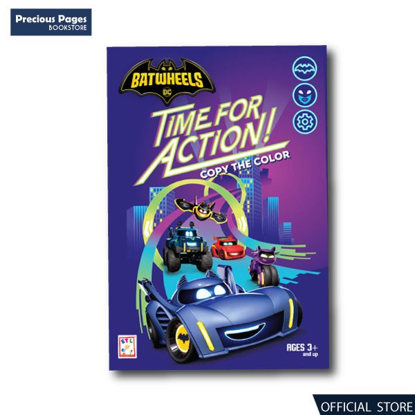 DC - Batwheels - Time For Action Copy The Color Ages 3+ and up | Shopee ...