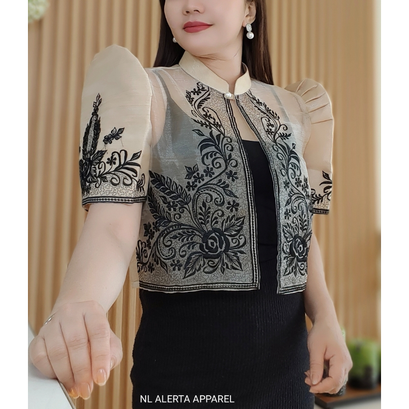 FILIPINIANA KULTURA BOLERO TOP AND INNER DRESS FOR WOMEN (INDIVIDUAL ...