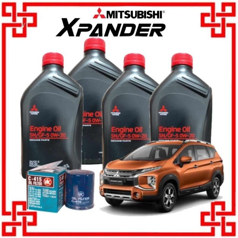 Mitsubishi Xpander Change Oil Package 0W-20 | Shopee Philippines
