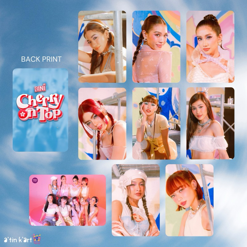 BINI: 9 Collective Photos (Premium Photocards) | Shopee Philippines