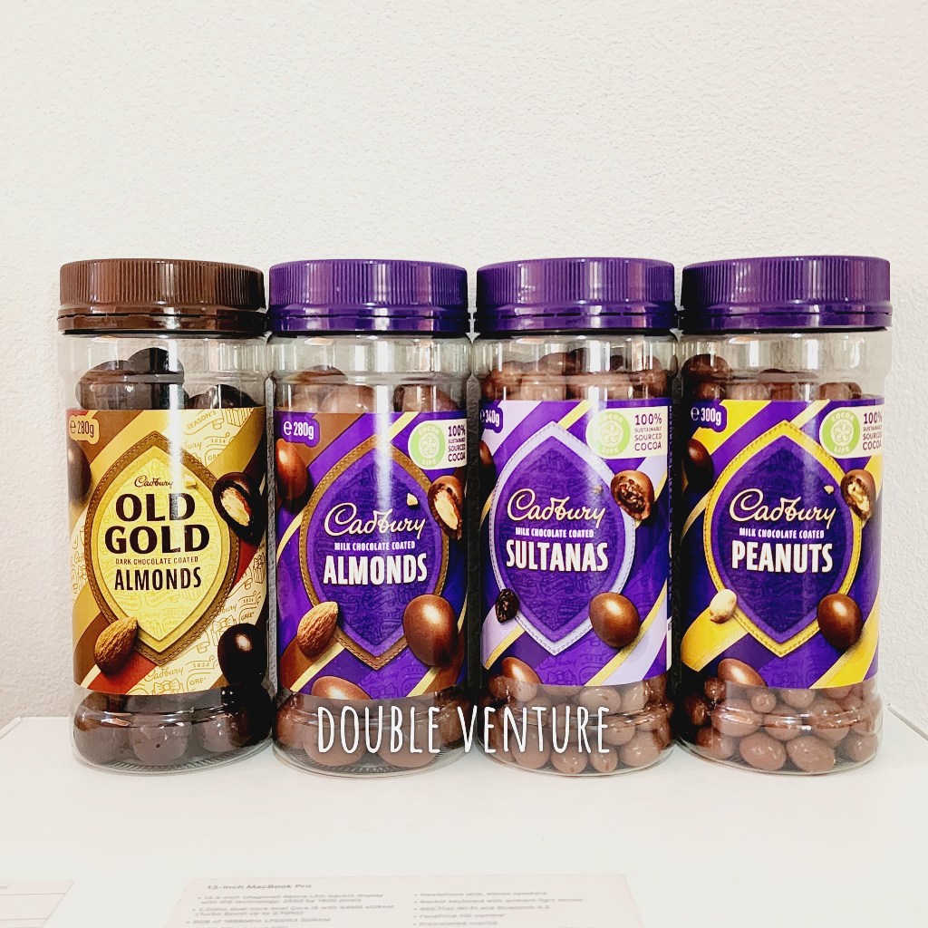 Cadbury Milk Chocolate Coated Peanut, Sultanas, Almonds / Old Gold Dark ... Cadbury Milk Chocolate Coated Peanut, Sultanas, Almonds / Old Gold Dark ...